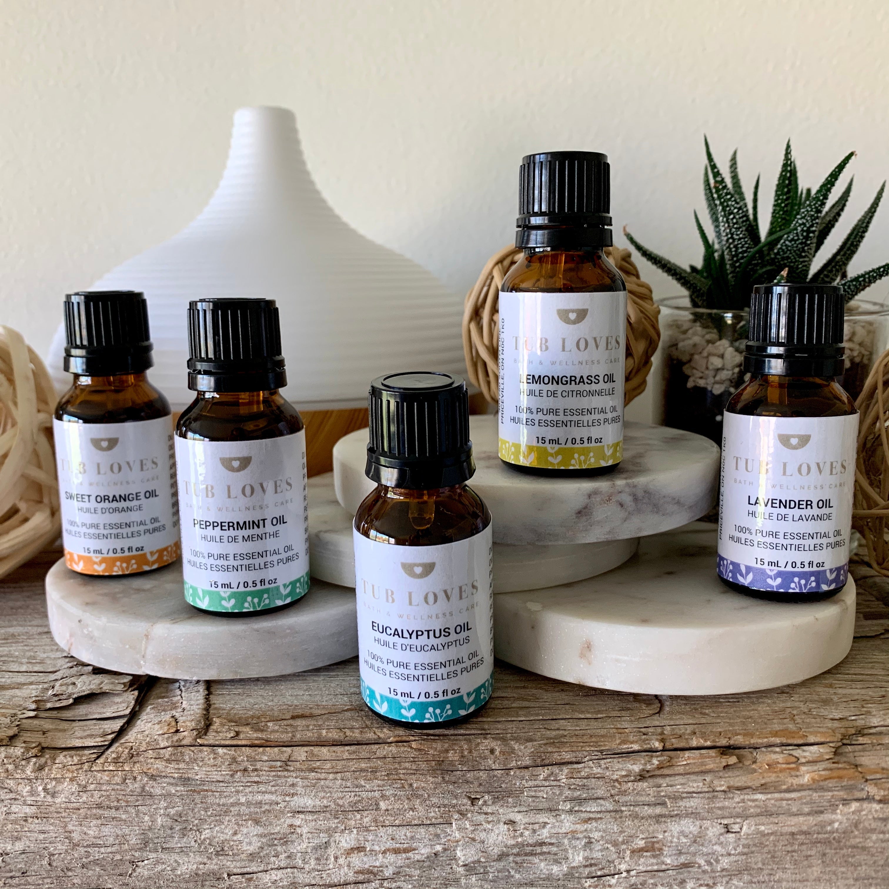 Single Note Essential Oils – Tub Loves
