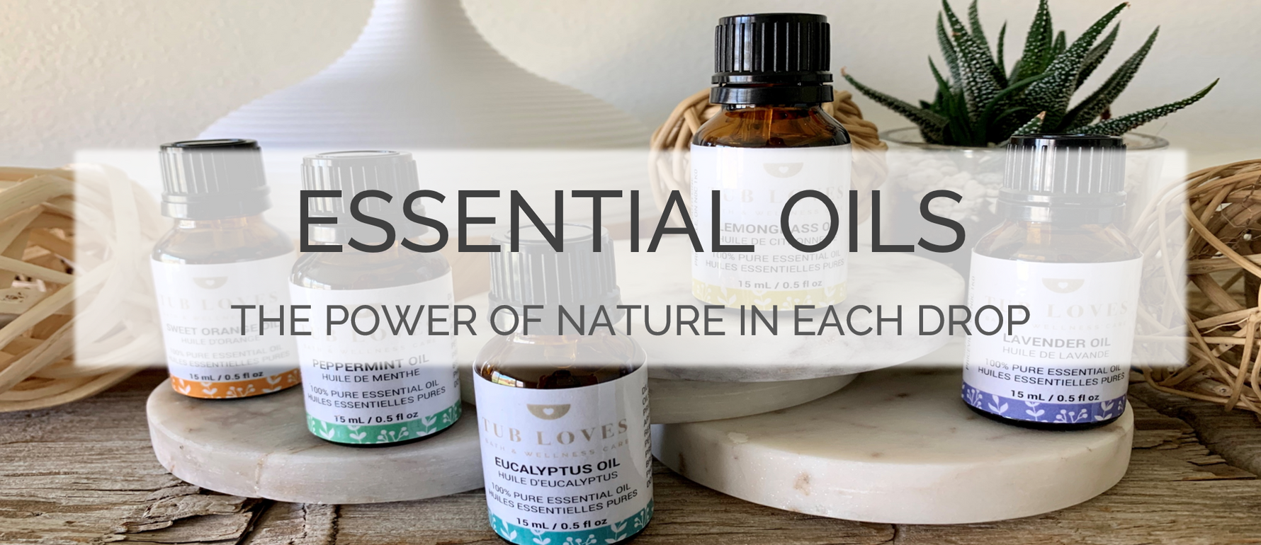 Single Note Essential Oils – Tub Loves